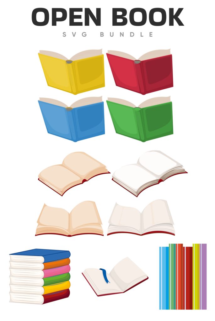 Book Reading SVG Bundle – MasterBundles