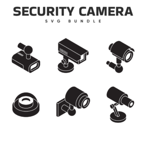 Security Camera SVG Designs – MasterBundles
