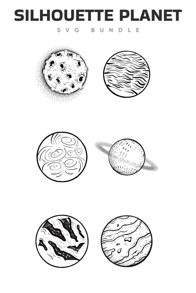 Silhouette Planet SVG – MasterBundles