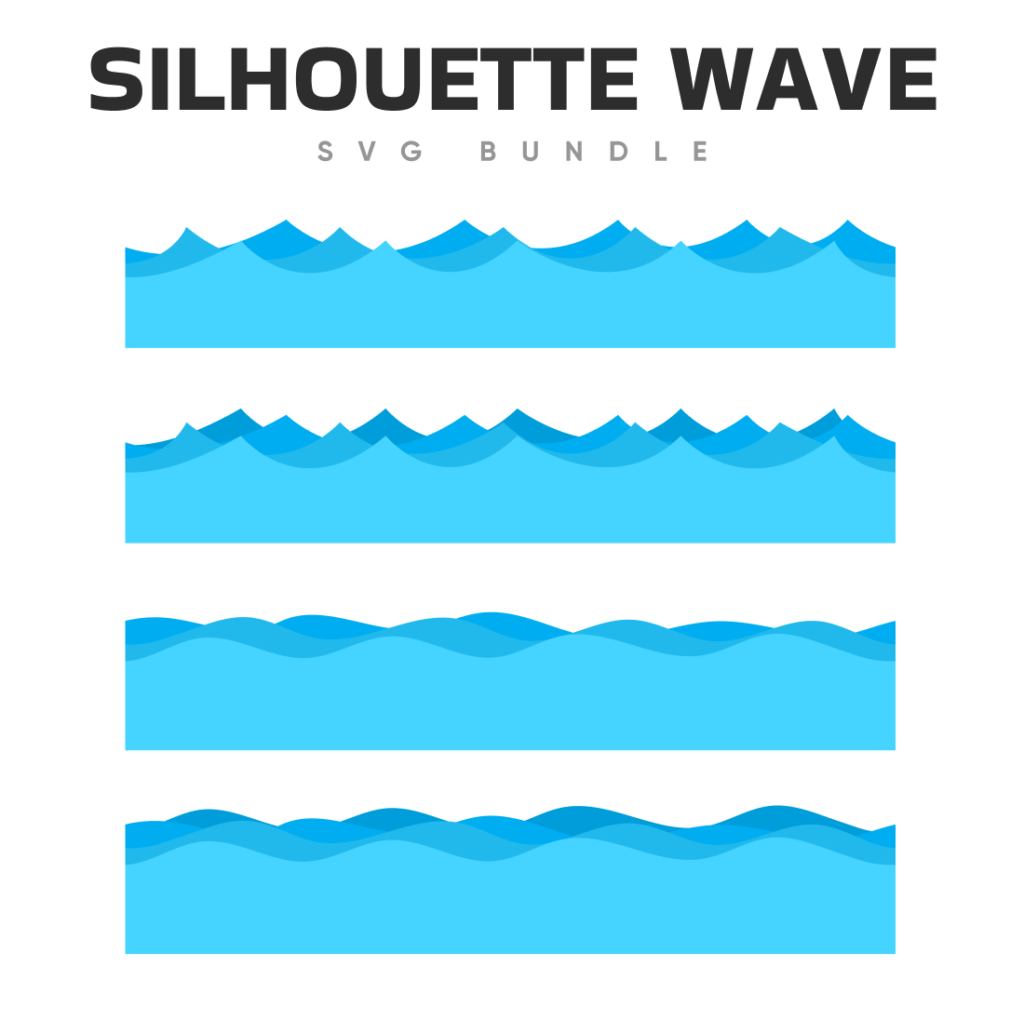 Silhouette Wave SVG – MasterBundles