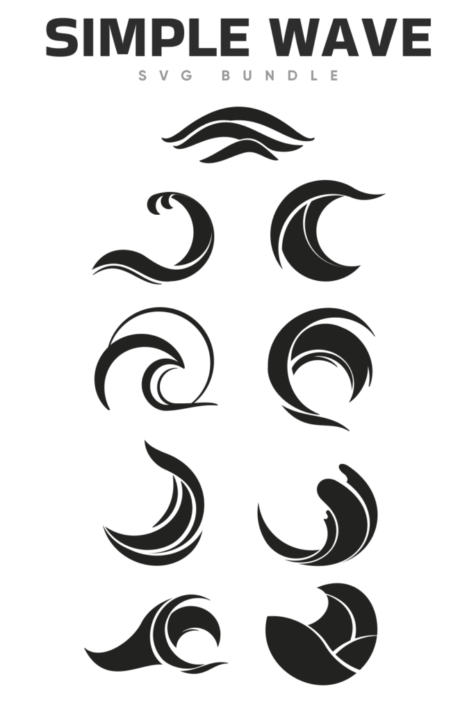 Simple Wave SVG – MasterBundles