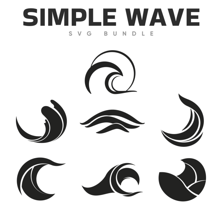 Simple Wave SVG – MasterBundles