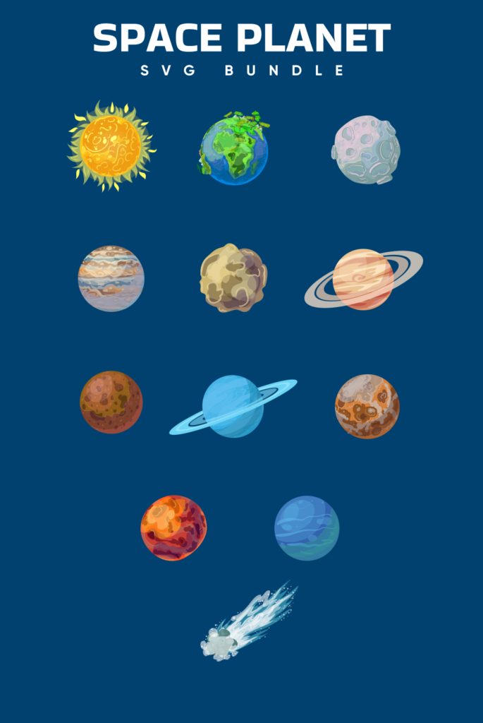 Space Planet SVG – MasterBundles