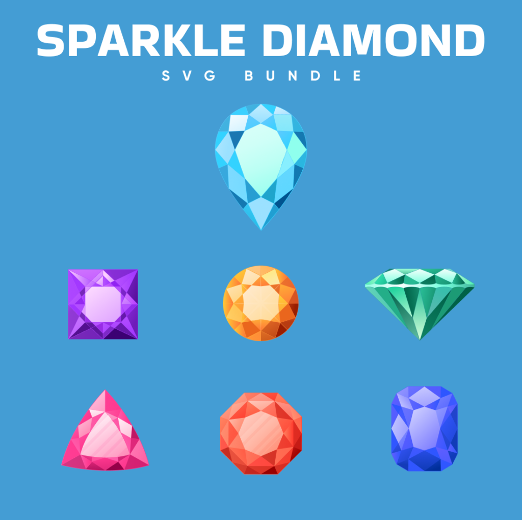 Sparkle Diamond SVG – MasterBundles