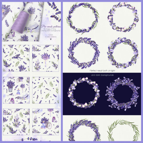 Lilac Provence Watercolor Collection – MasterBundles