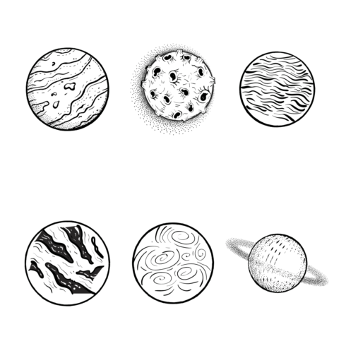 Silhouette Planet SVG | Master Bundles