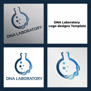 DNA Laboratory Logo Designs Template – MasterBundles