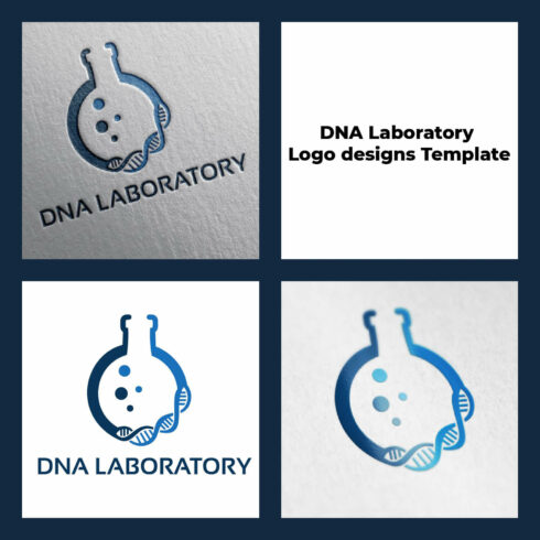 DNA Laboratory Logo Designs Template – MasterBundles