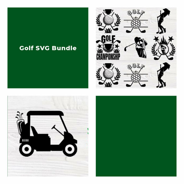 Golf SVG Bundle, Sports SVG, Logo Design Cut Files – MasterBundles