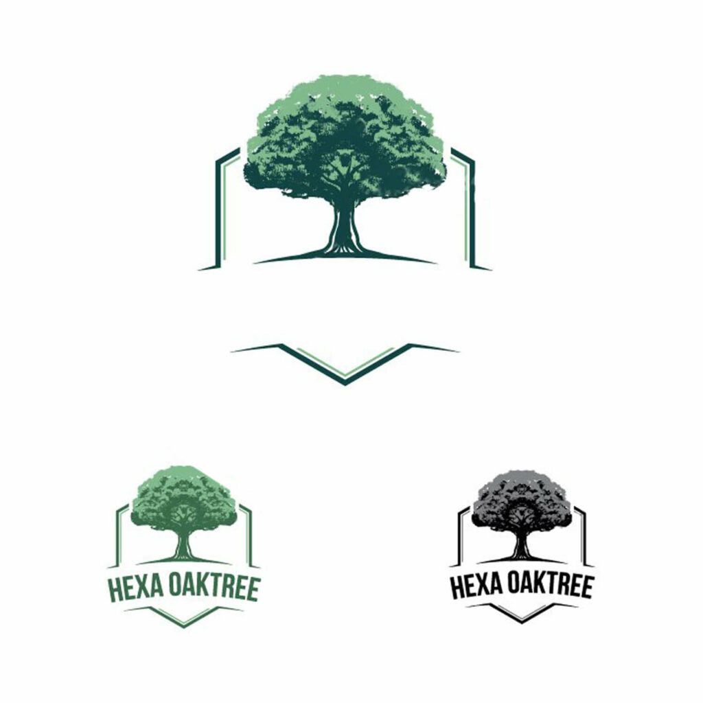 Hexagon Oak Tree Ecology Badge – MasterBundles