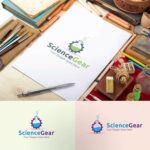 Science Gear Logo – MasterBundles