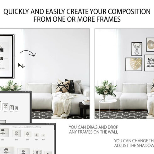 Frames & Walls Scandinavian Bundle | Master Bundles