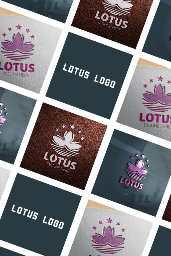 Lotus Yoga Logo Template – MasterBundles