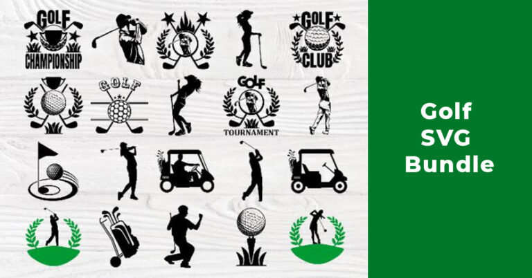 Golf SVG Bundle, Sports SVG, Logo Design Cut Files – MasterBundles