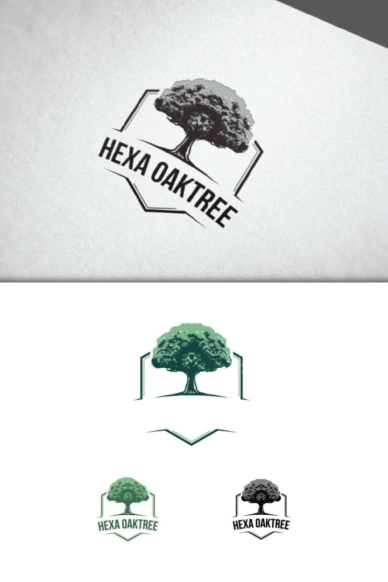 Hexagon Oak Tree Ecology Badge – MasterBundles