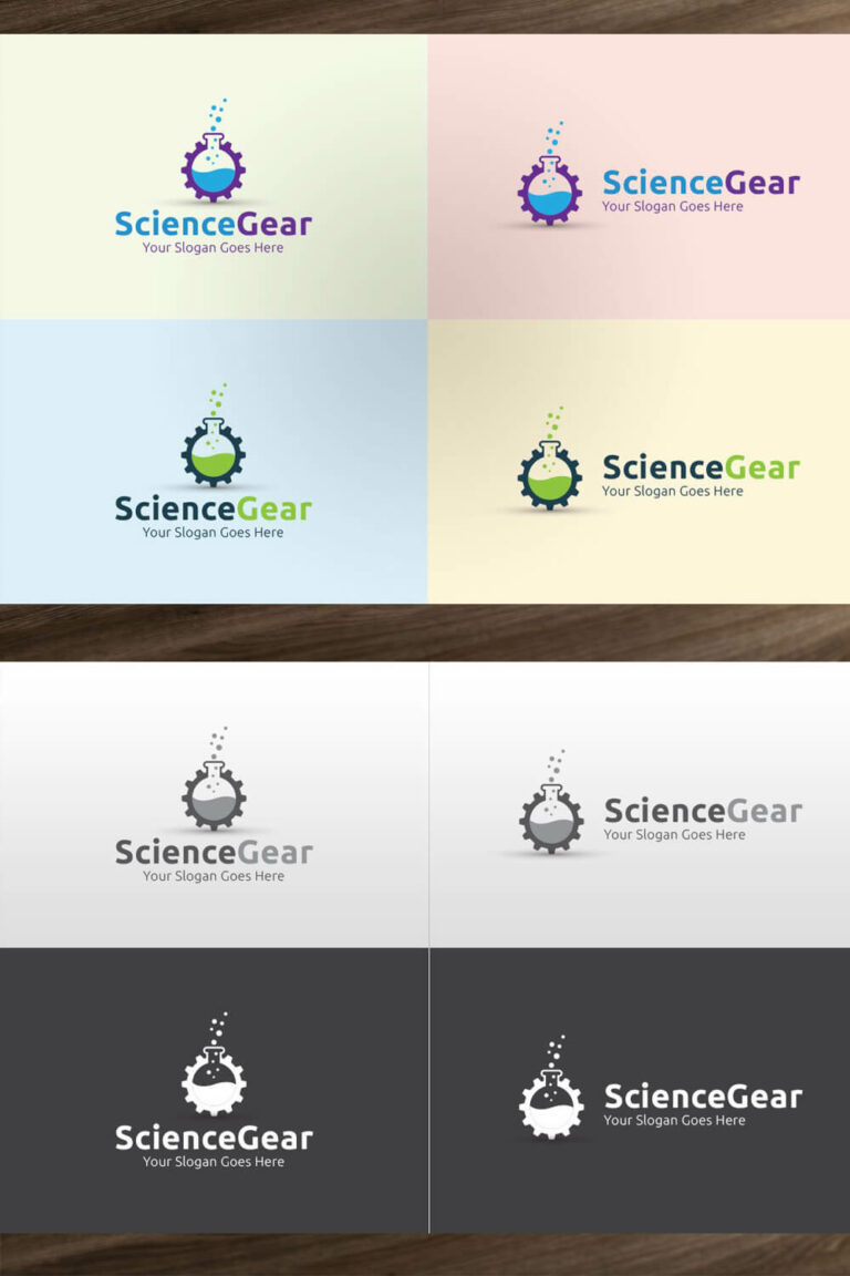 Science Gear Logo – MasterBundles