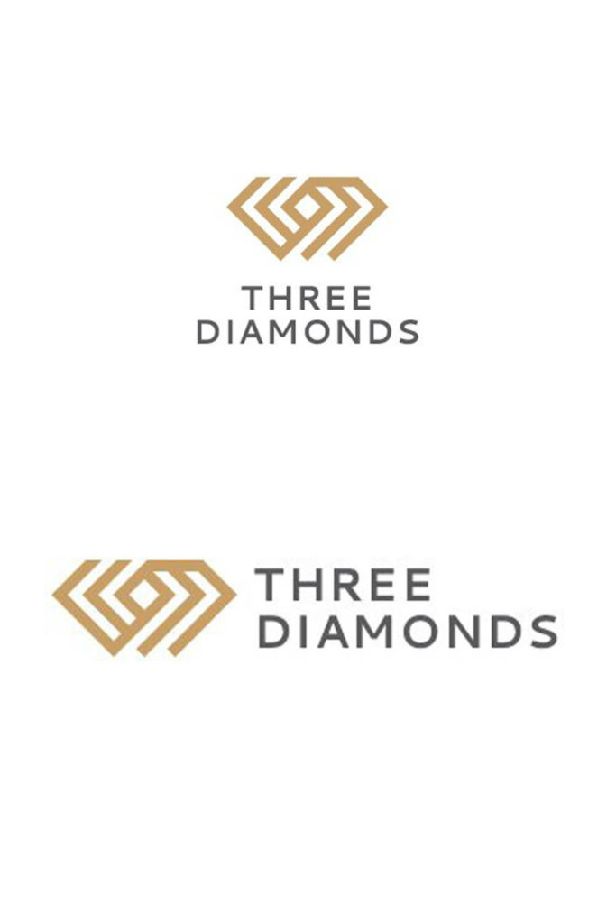Three Diamond Jewelry Logo – MasterBundles
