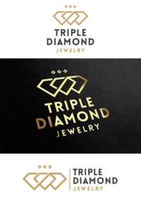 Triple Diamond Jewelry Logo – MasterBundles