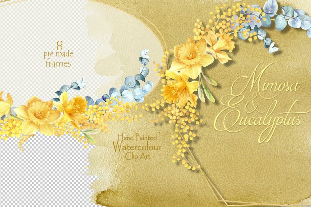 Spring Flowers - Geometry Frames – MasterBundles