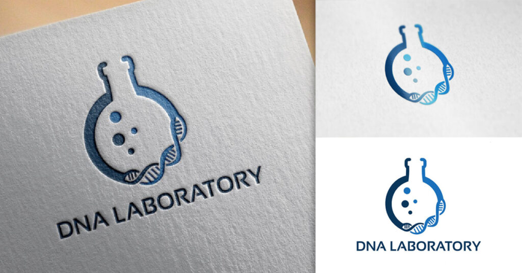 DNA Laboratory Logo Designs Template – MasterBundles
