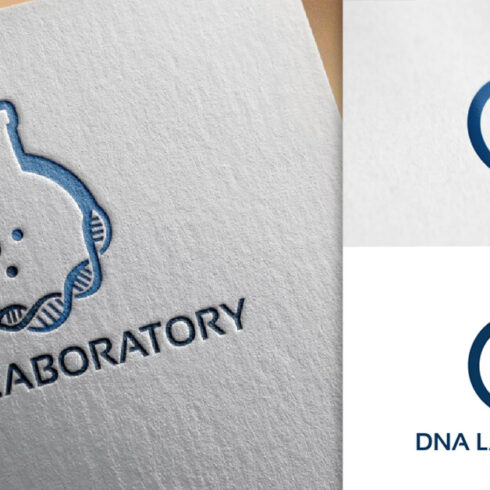 DNA Laboratory Logo Designs Template | Master Bundles