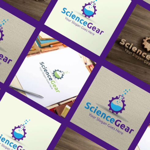 Science Gear Logo | Master Bundles