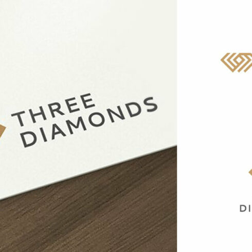 Three Diamond Jewelry Logo | Master Bundles