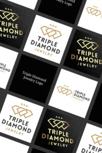 Triple Diamond Jewelry Logo – MasterBundles