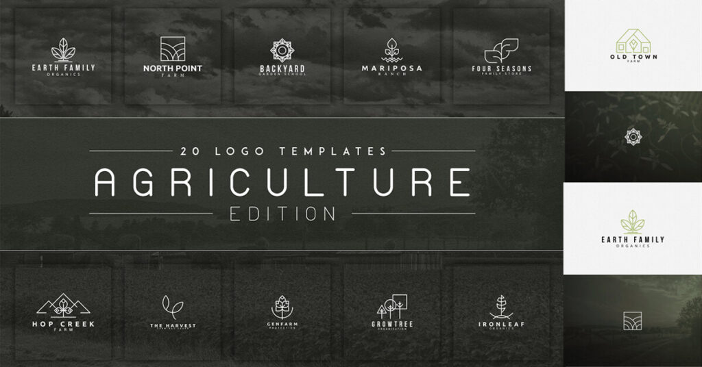 20 Logos (Agriculture Edition) – MasterBundles
