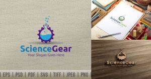 Science Gear Logo – MasterBundles