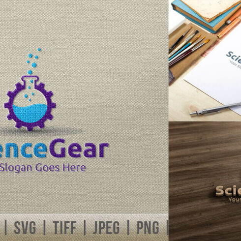 Science Gear Logo | Master Bundles