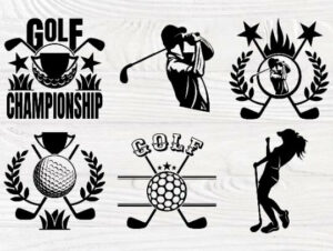 Golf SVG Bundle, Sports SVG, Logo Design Cut Files – MasterBundles