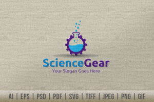 Science Gear Logo – MasterBundles
