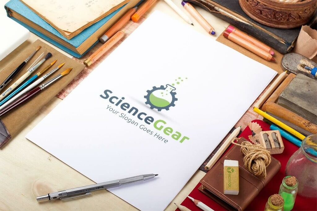 Science Gear Logo – MasterBundles