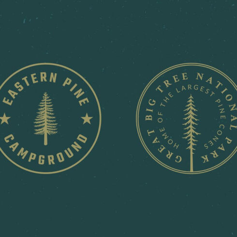 8 Vintage Tree Badge Logos | Master Bundles