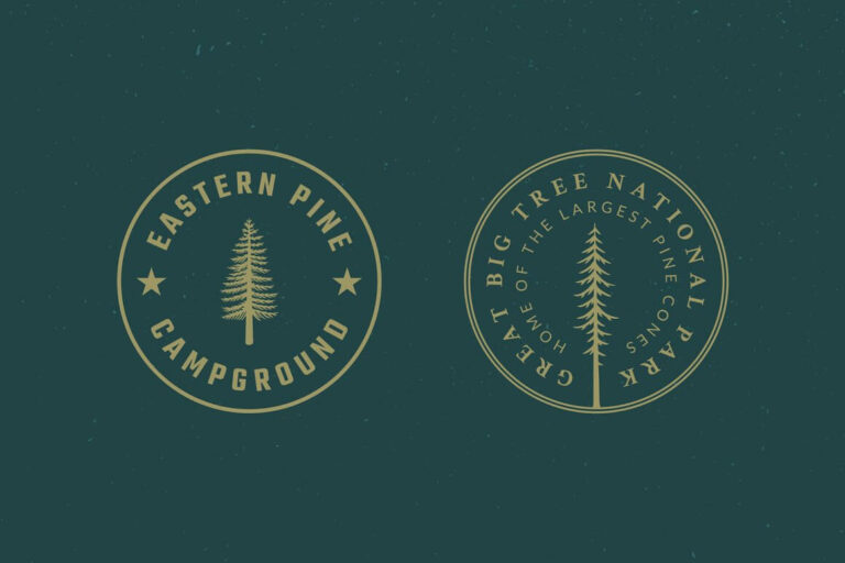 8 Vintage Tree Badge Logos – MasterBundles