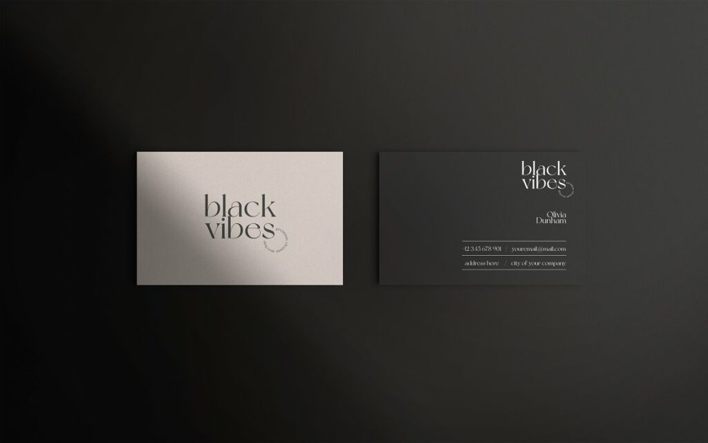 Black & White Stationery Mockup – MasterBundles