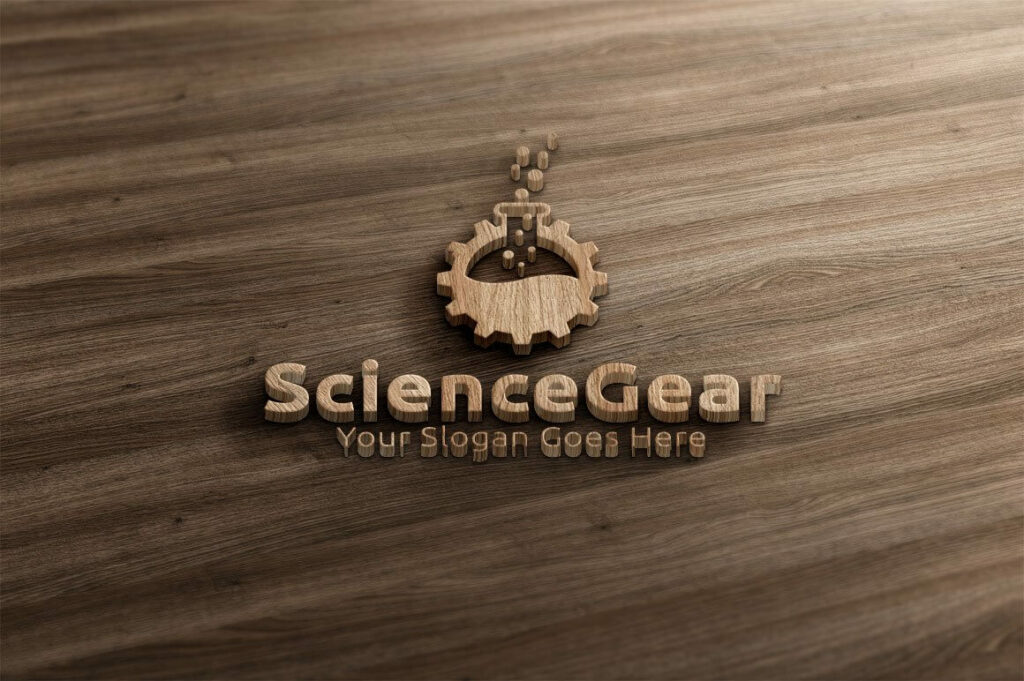 Science Gear Logo – MasterBundles