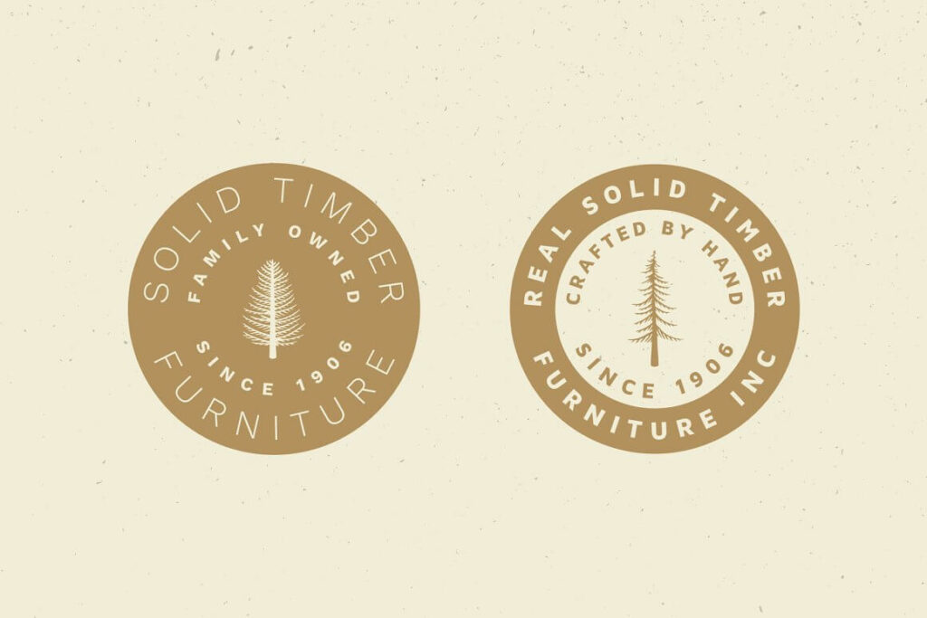 8 Vintage Tree Badge Logos – MasterBundles
