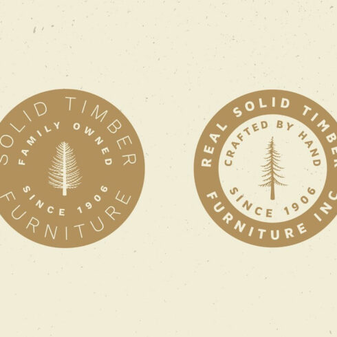 8 Vintage Tree Badge Logos | Master Bundles