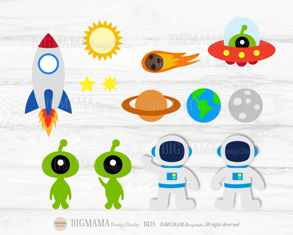 Space SVG, Space Rocket, Spaceship, Astronaut – MasterBundles