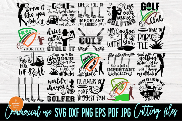Golf Club SVG Bundle - MasterBundles