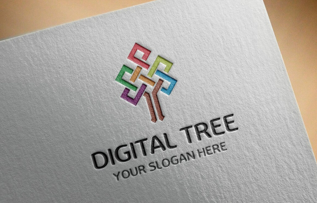 Digital Tree Logo Template – MasterBundles