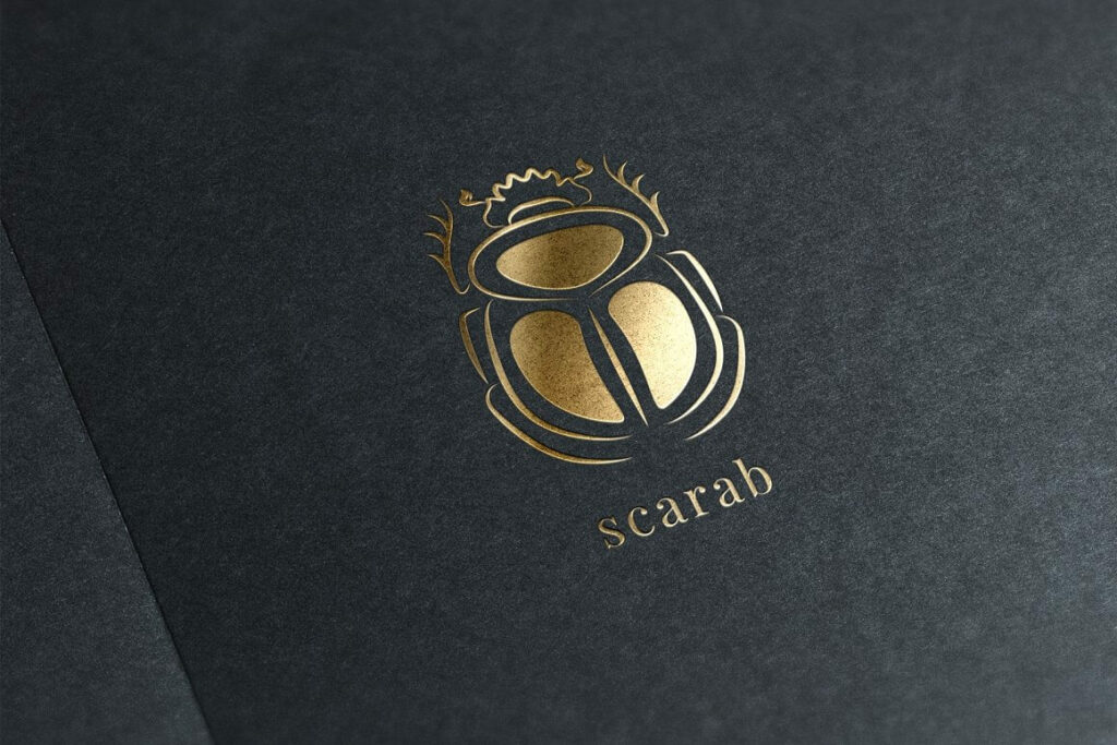 Scarab Logo Template – MasterBundles