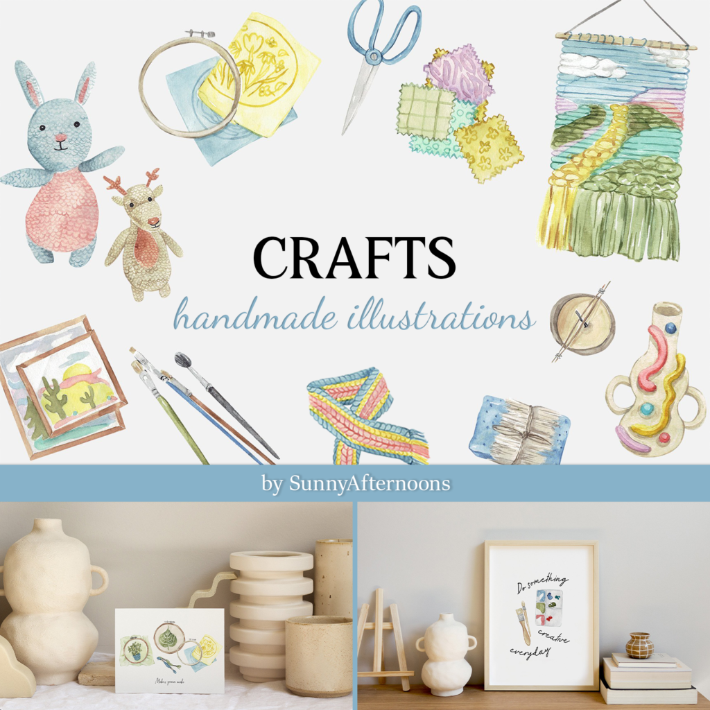 CRAFTS Handmade Illustrations – MasterBundles