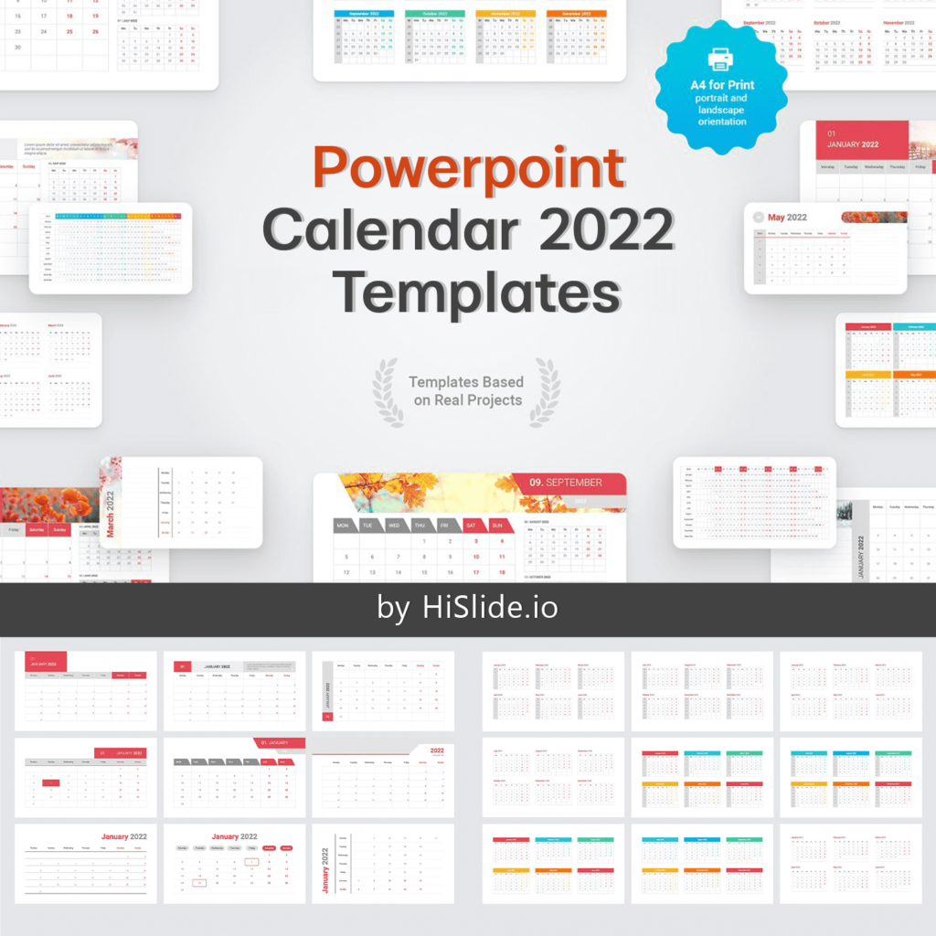 Powerpoint Calendar Templates – MasterBundles