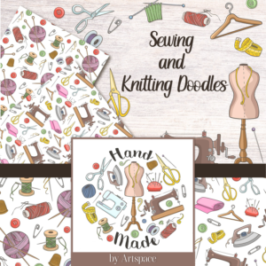 Sewing and Knitting Doodles – MasterBundles