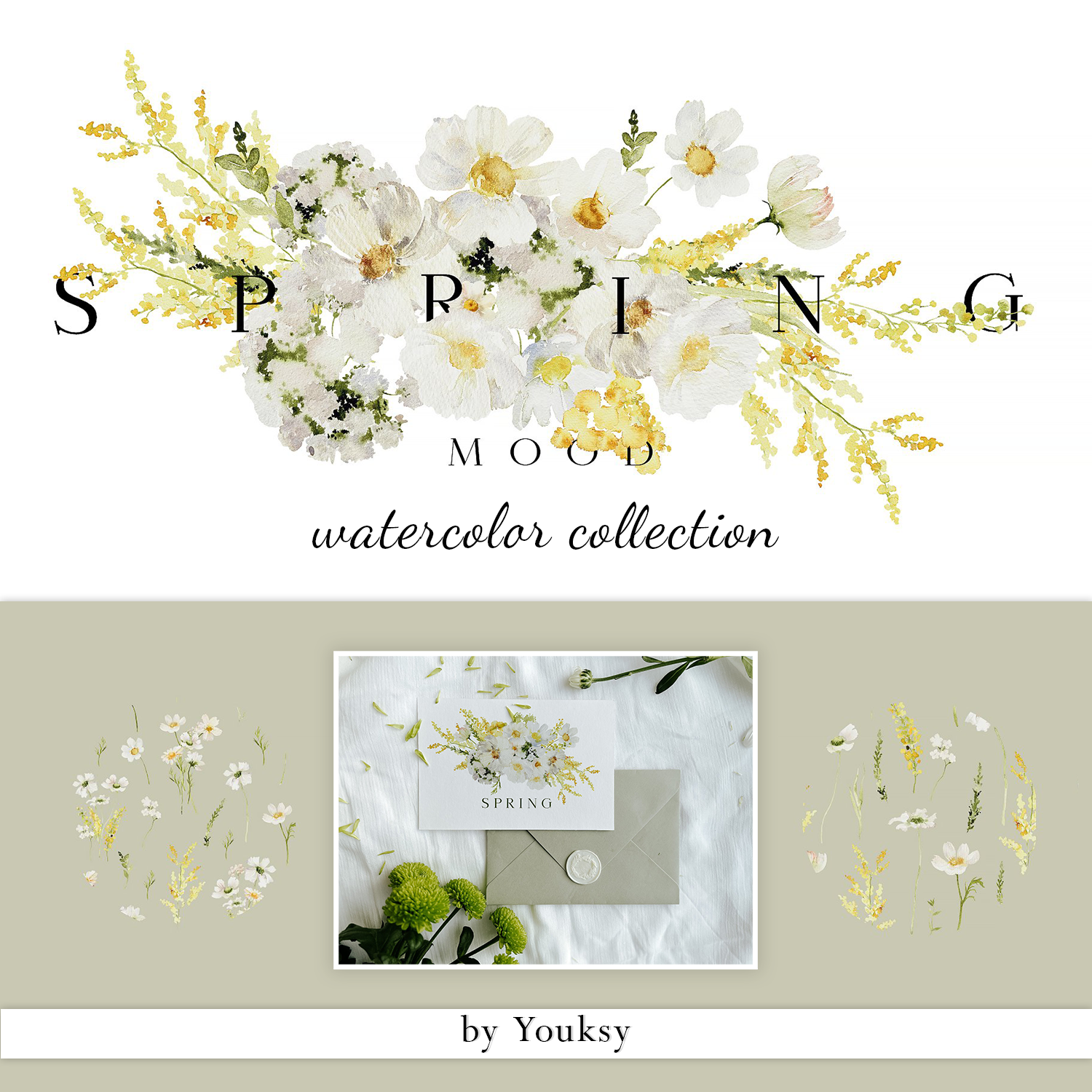 Spring Mood - Watercolor Collection – MasterBundles