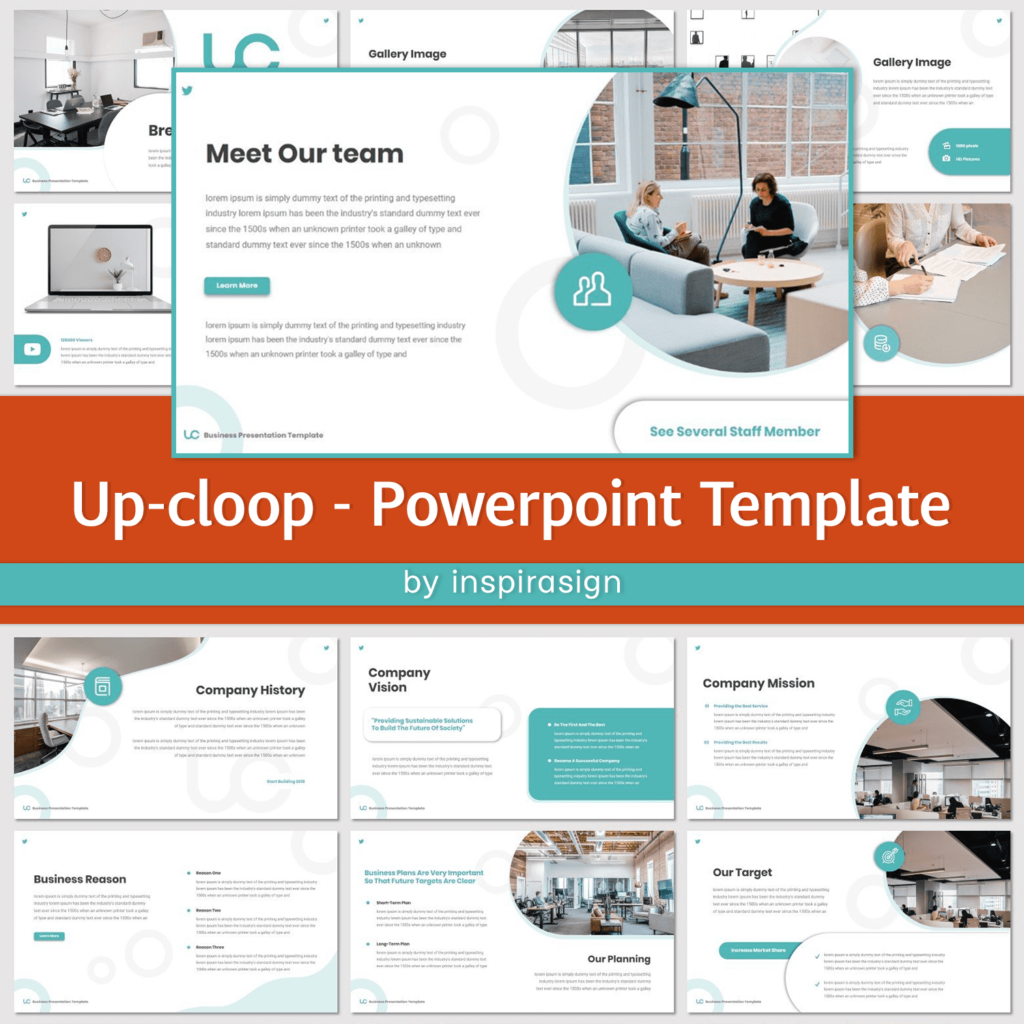 Up-Cloop - PowerPoint Template – MasterBundles