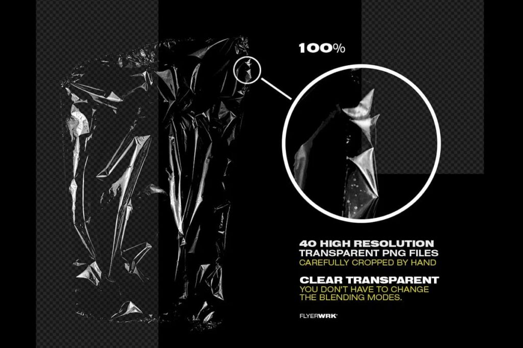 100 Plastic Wrap Textures – MasterBundles